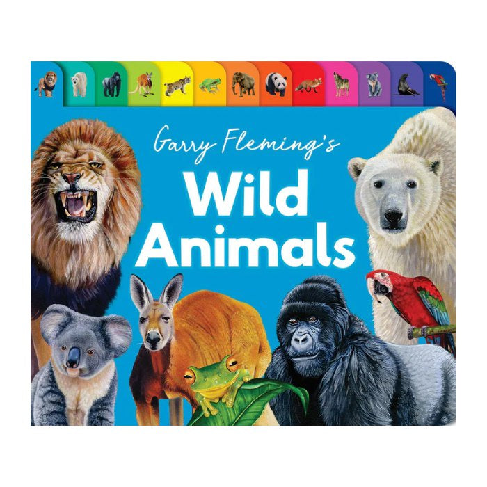 Chunky Tabbed Board Book - Wild Animals of the World – Daisy and Hen