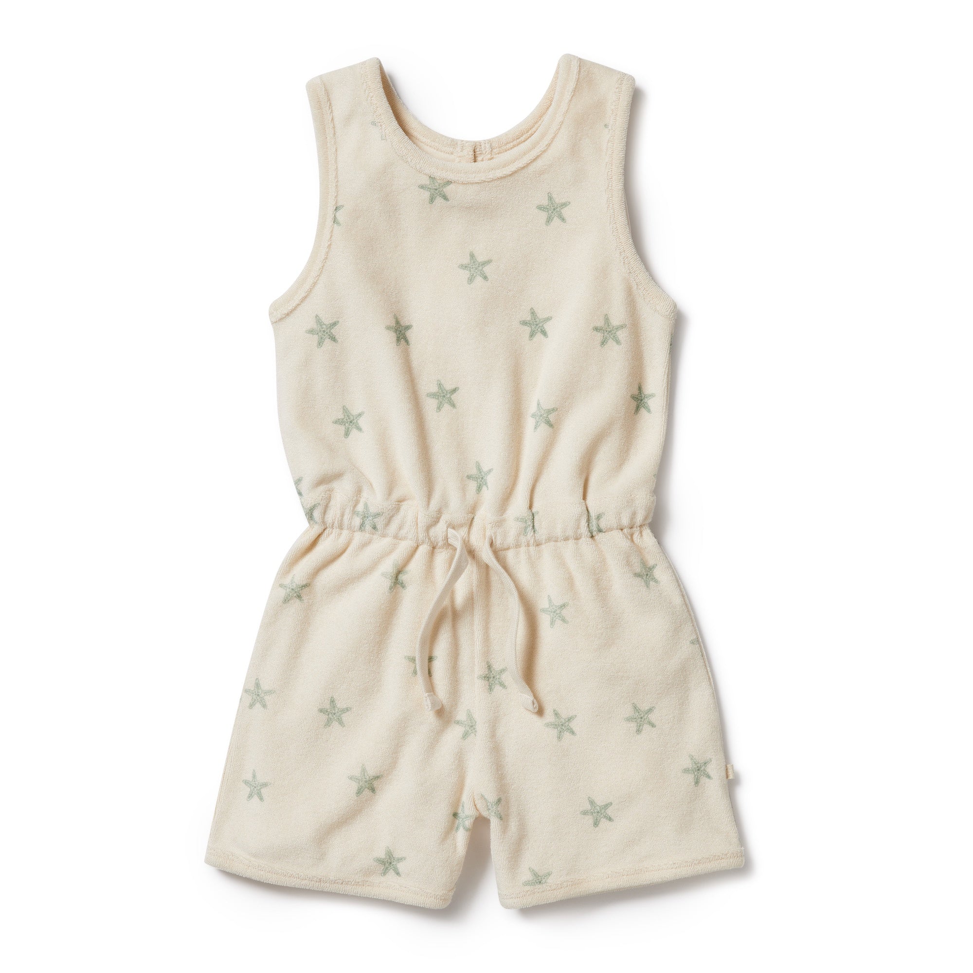Wilson and Frenchy Tiny Starfish Organic Terry Playsuit – Daisy and Hen