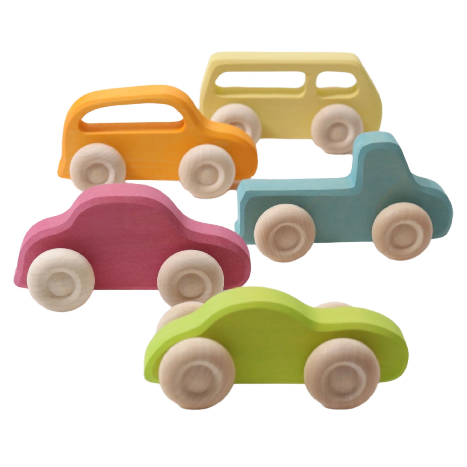 Grimm's Cars Slimline - Set of 5 – Daisy and Hen