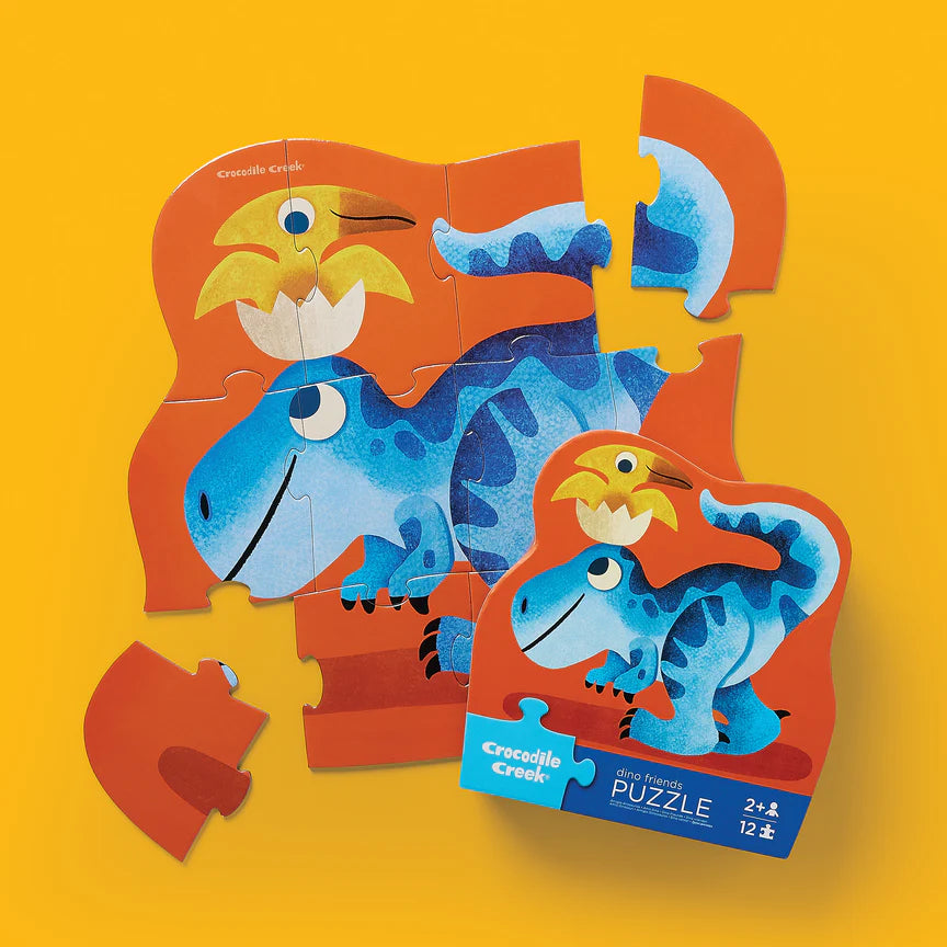 Mini Puzzle 12 Piece - Dino Friends – Daisy and Hen