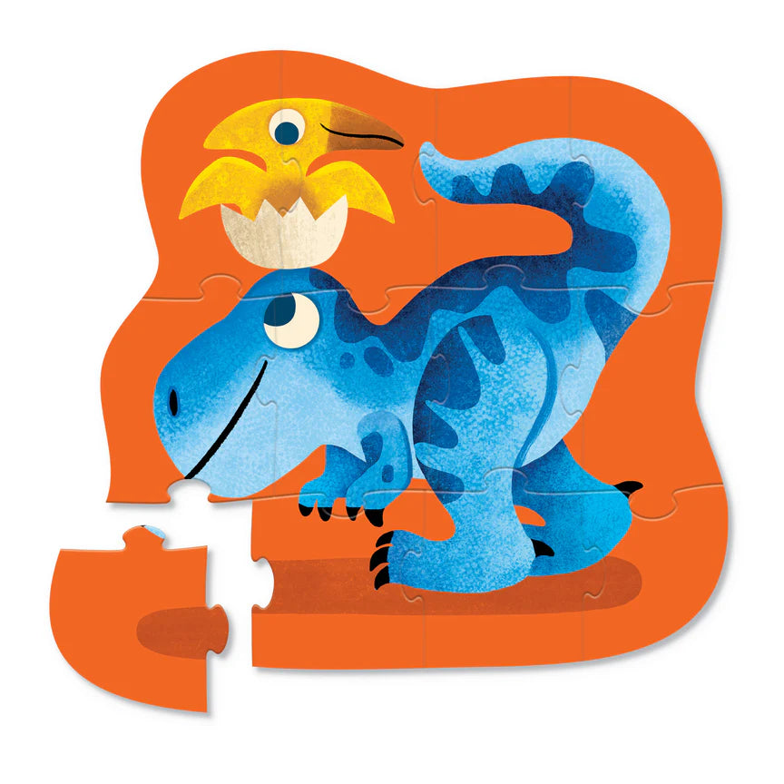 Mini Puzzle 12 Piece - Dino Friends – Daisy and Hen