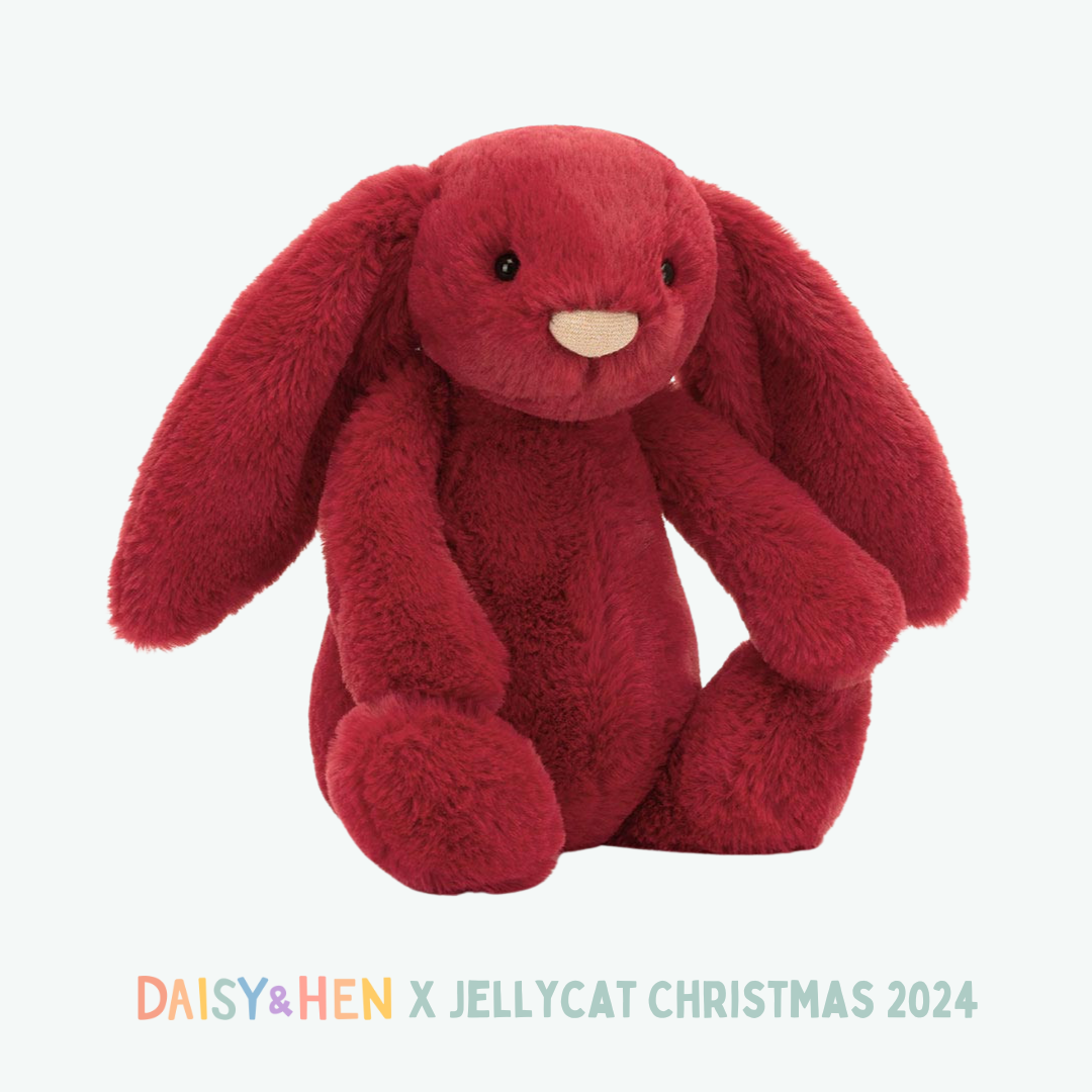 Jellycat Bashful Luxe Bunny Scarlett Original – Daisy and Hen