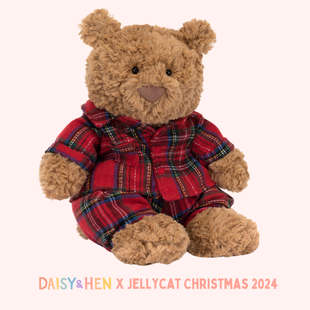 Jellycat Bartholomew Bear Bedtime – Daisy and Hen
