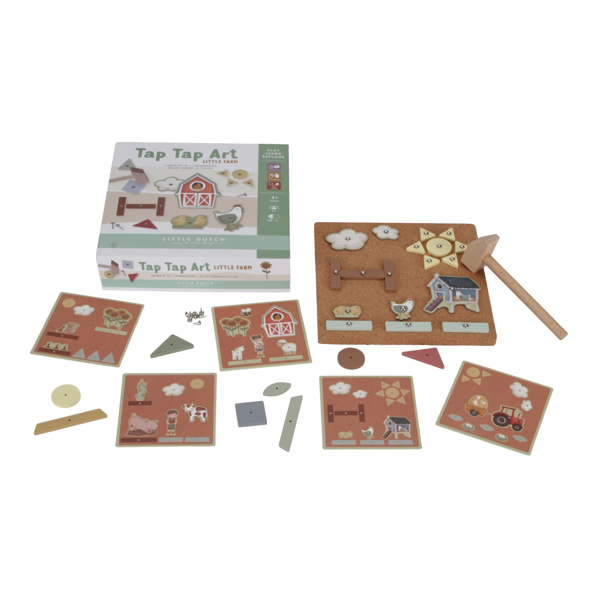 Little Farm Tap Tap Art Set – Daisy and Hen