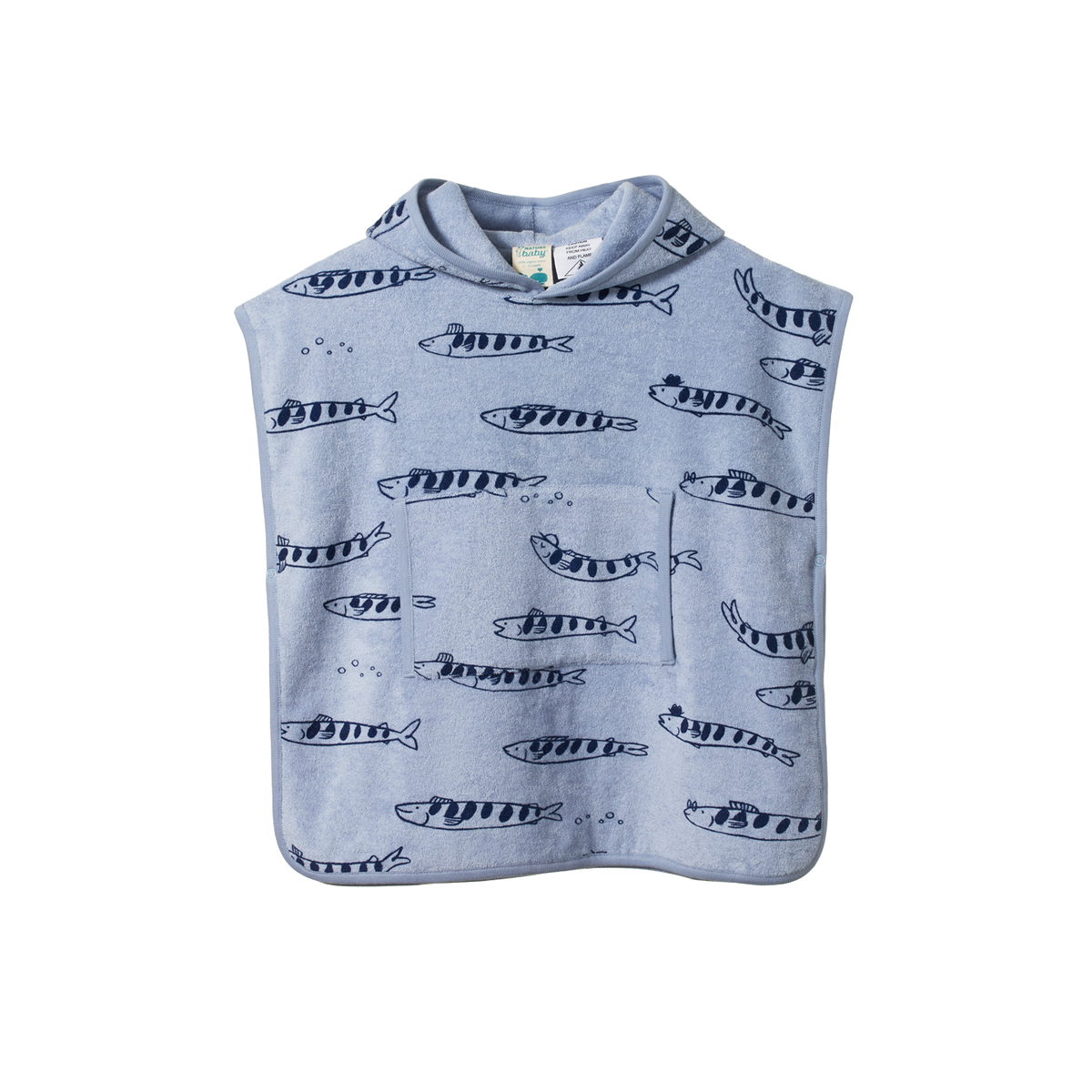 Hooded Poncho - South Seas Print Terry – Daisy and Hen