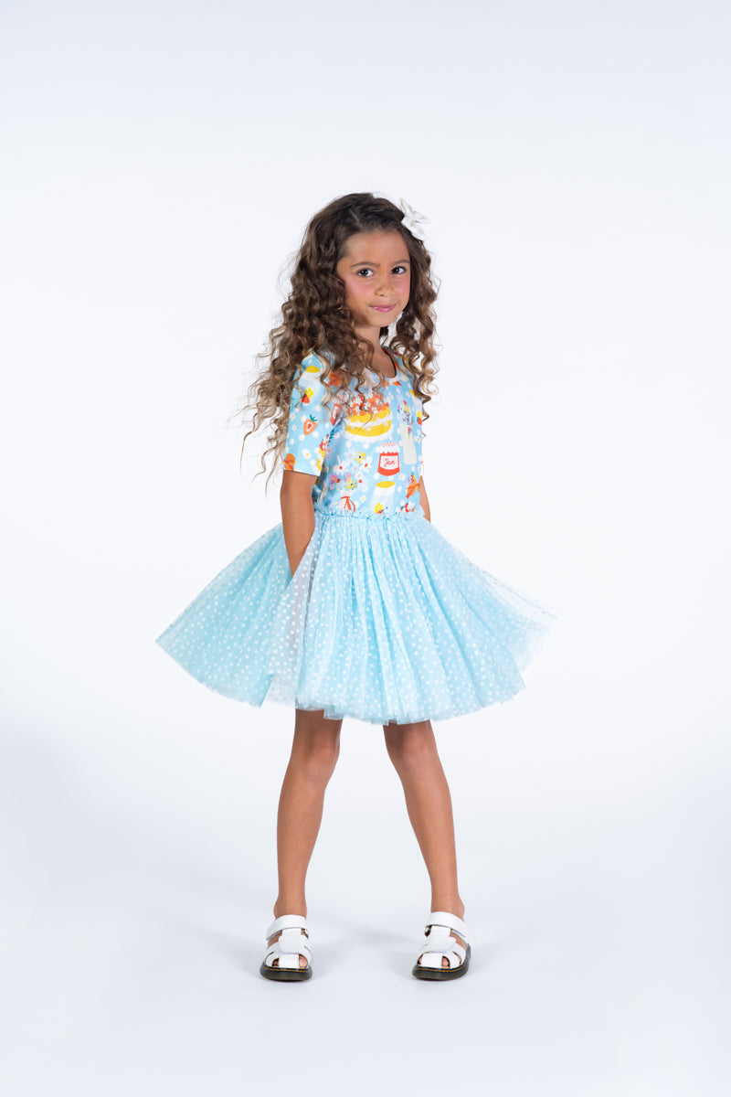 Circus Dress - Party Time Blue – Daisy and Hen