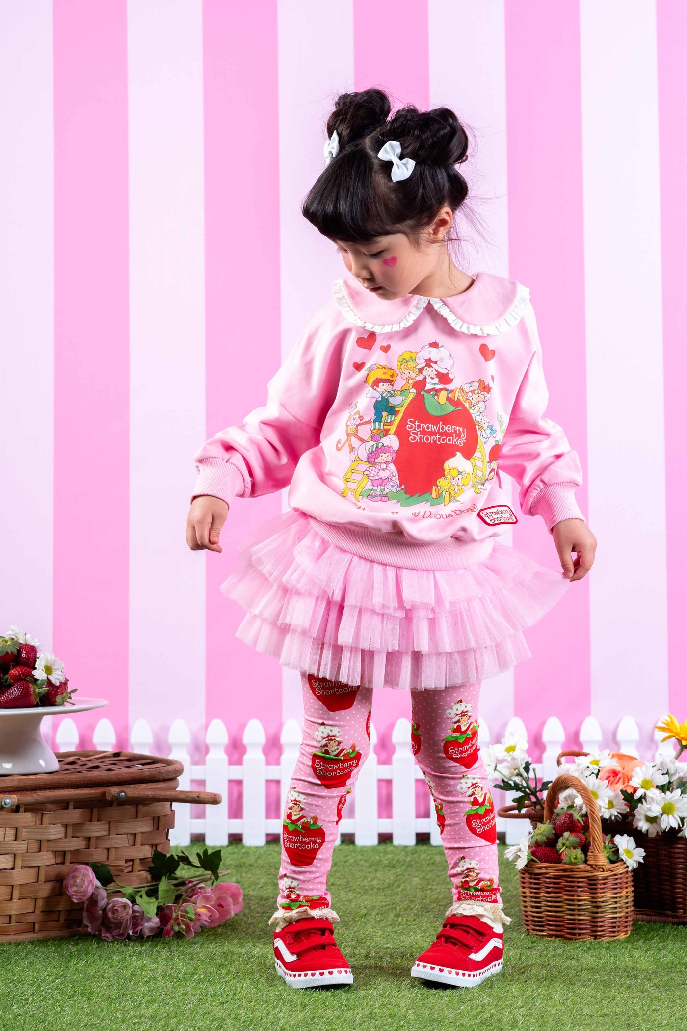 Rock Your Baby Circus Tights - Strawberry Delight – Daisy and Hen