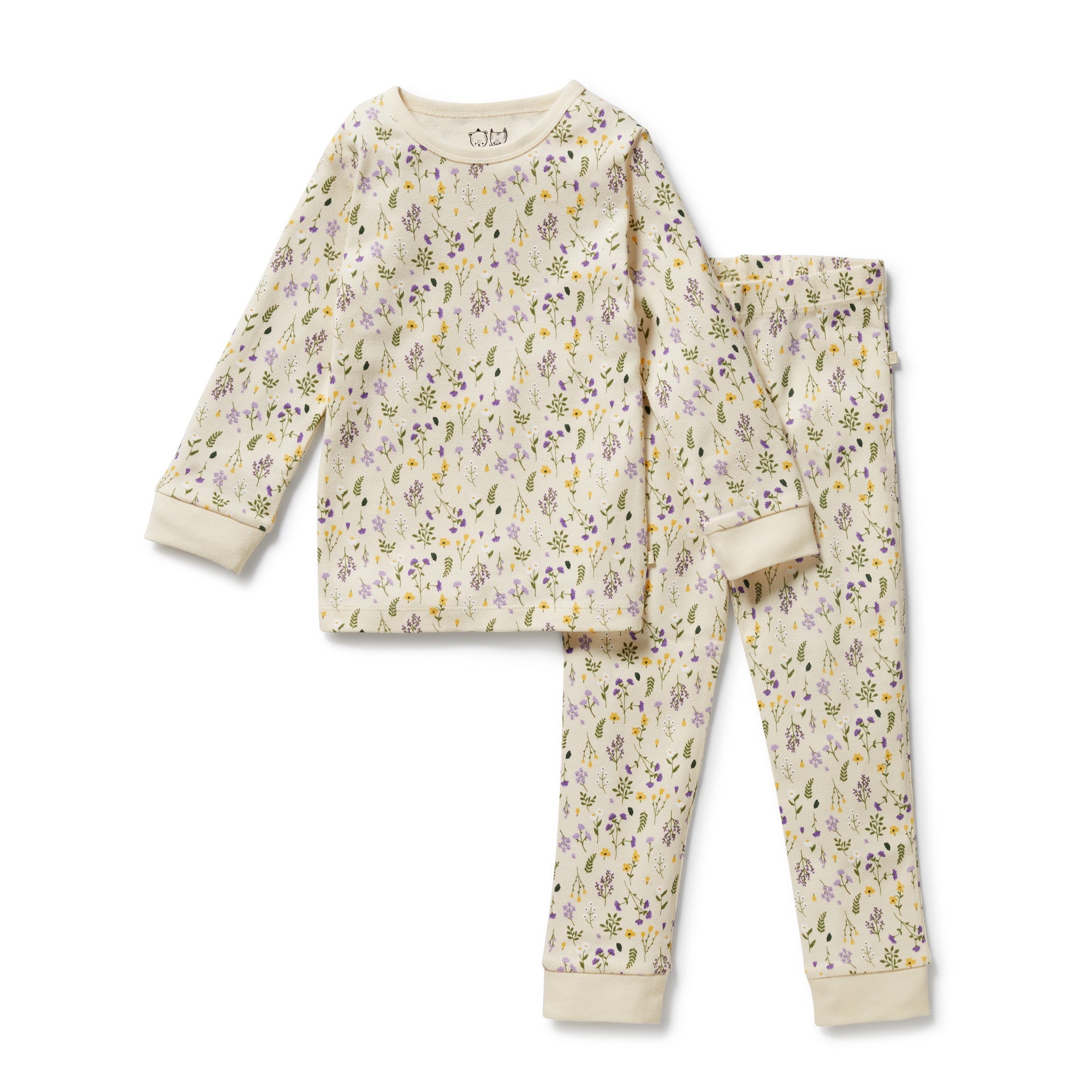 Bella Floral Organic Long Sleeved Pyjamas – Daisy and Hen