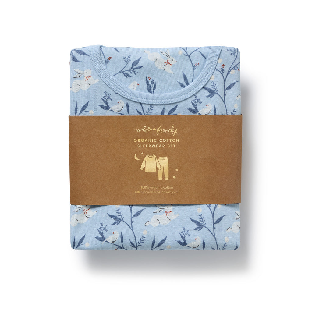 Bunny Whistle Organic Long Sleeved Pyjamas – Daisy and Hen
