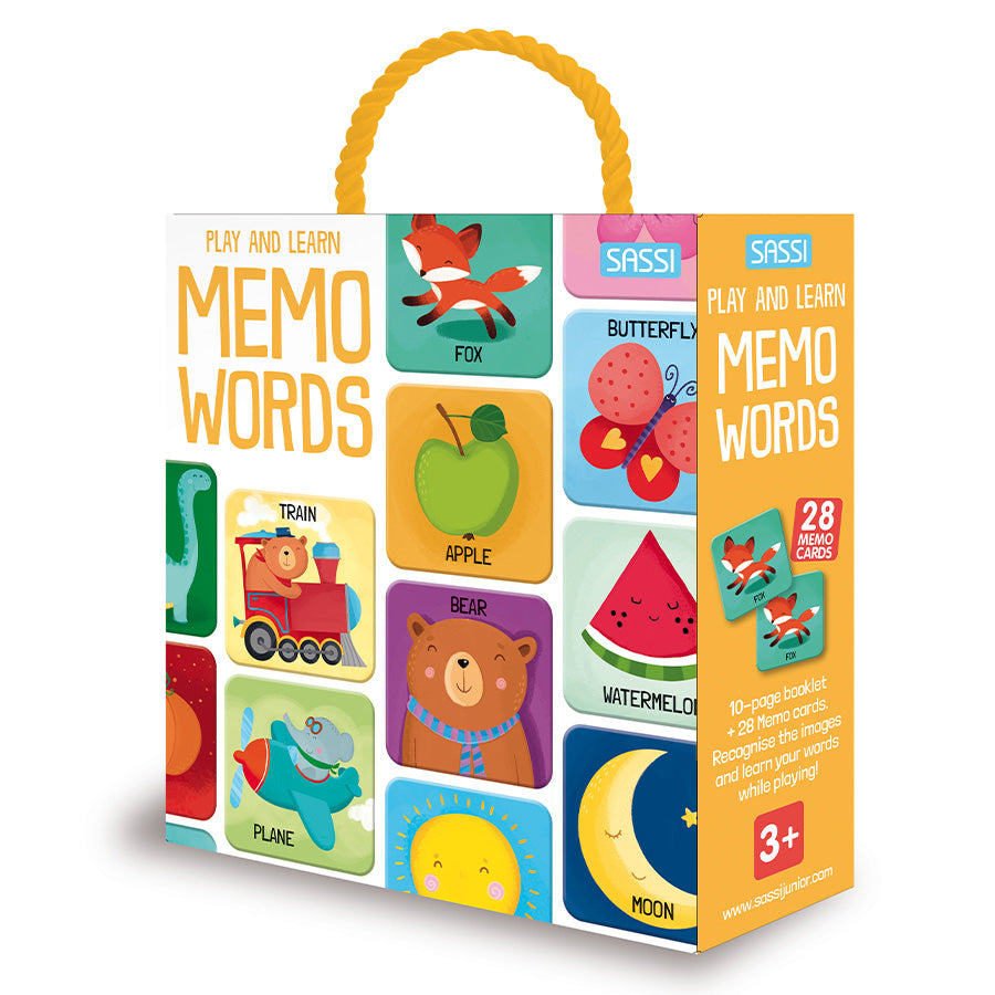 Memo Words Game and Book Set – Daisy and Hen