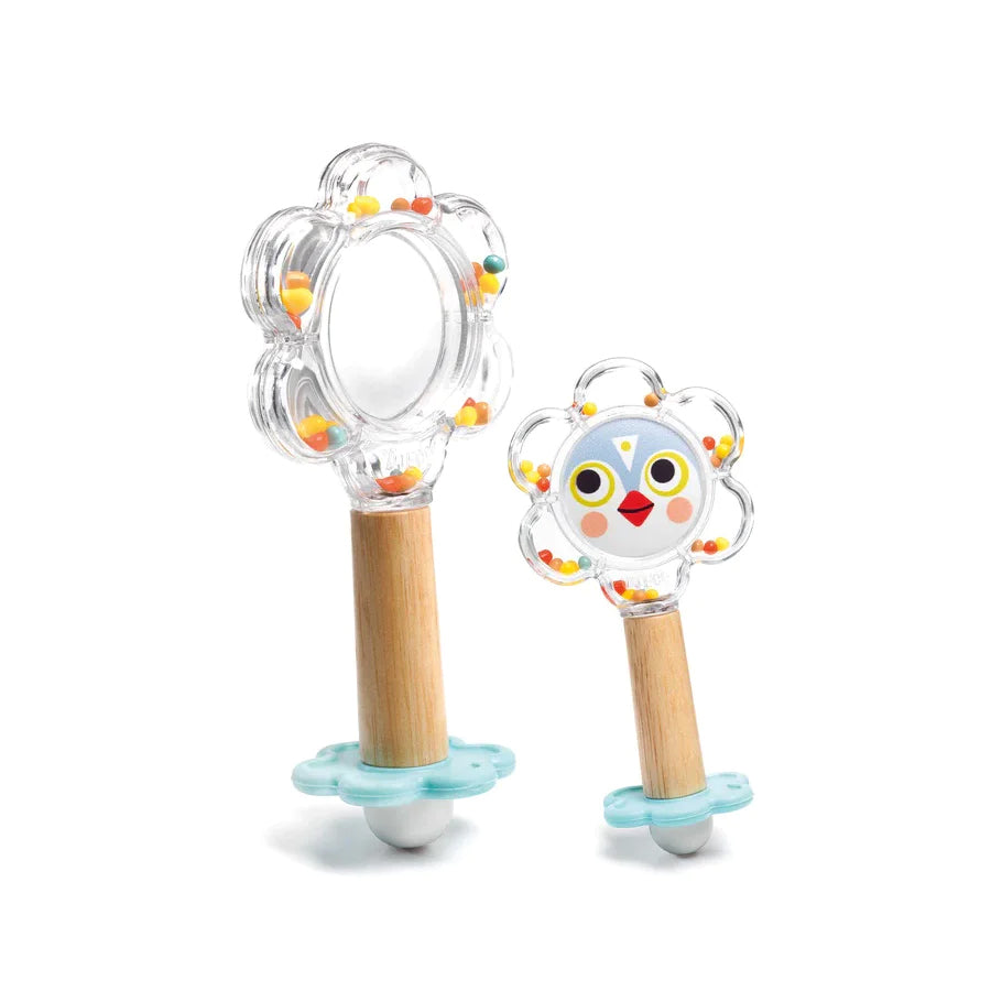 Baby Flower Rattle – Daisy and Hen