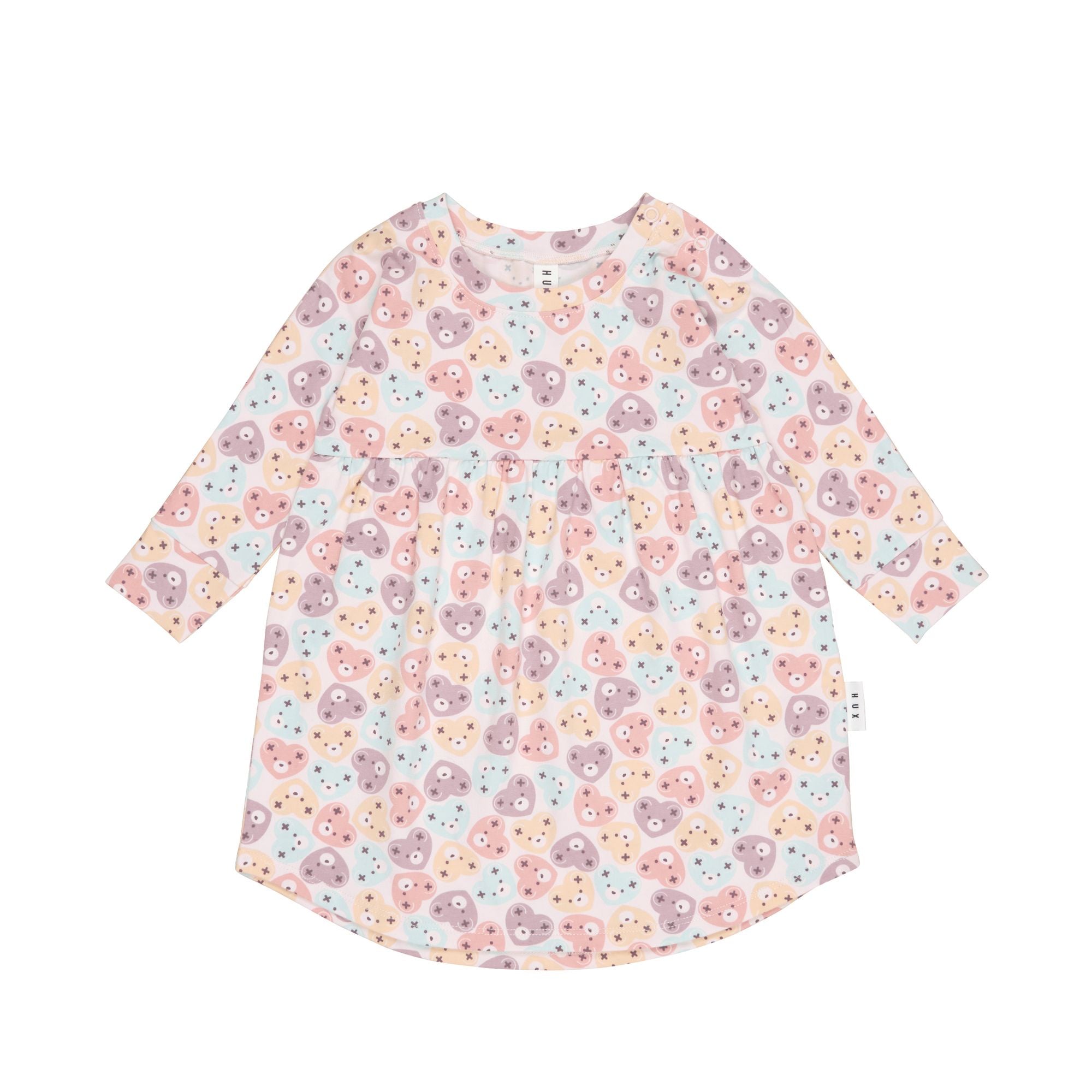 Huxbaby Heart Bear Swirl Dress – Daisy and Hen