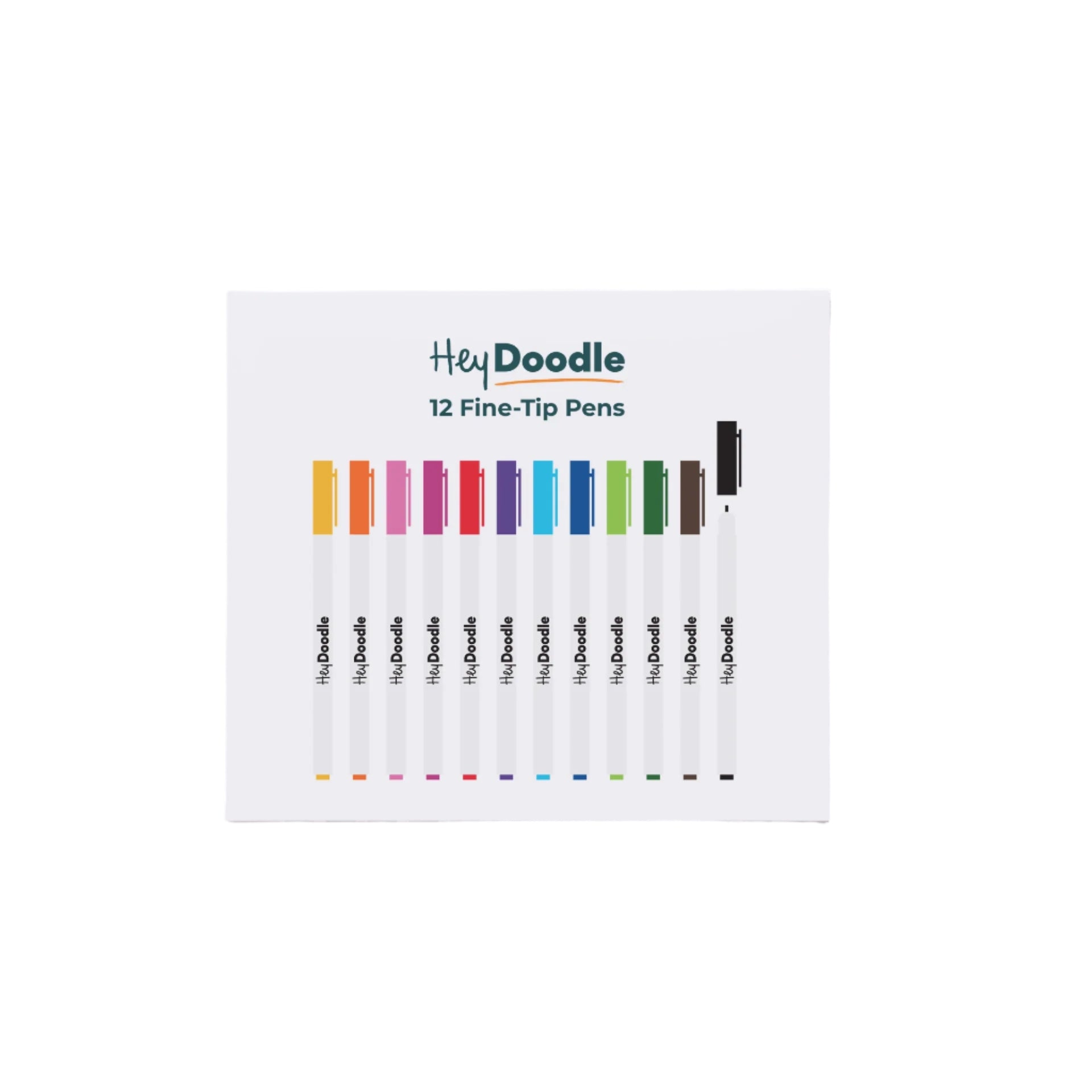 Hey Doodle - 12 Pen Set | Fine-Tip – Daisy and Hen