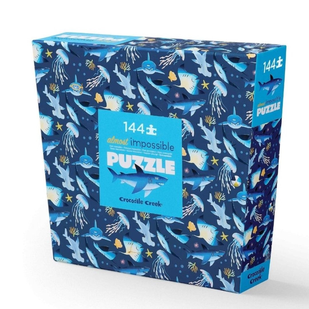 Almost Impossible Puzzle 144 Piece - Shark Reef – Daisy and Hen
