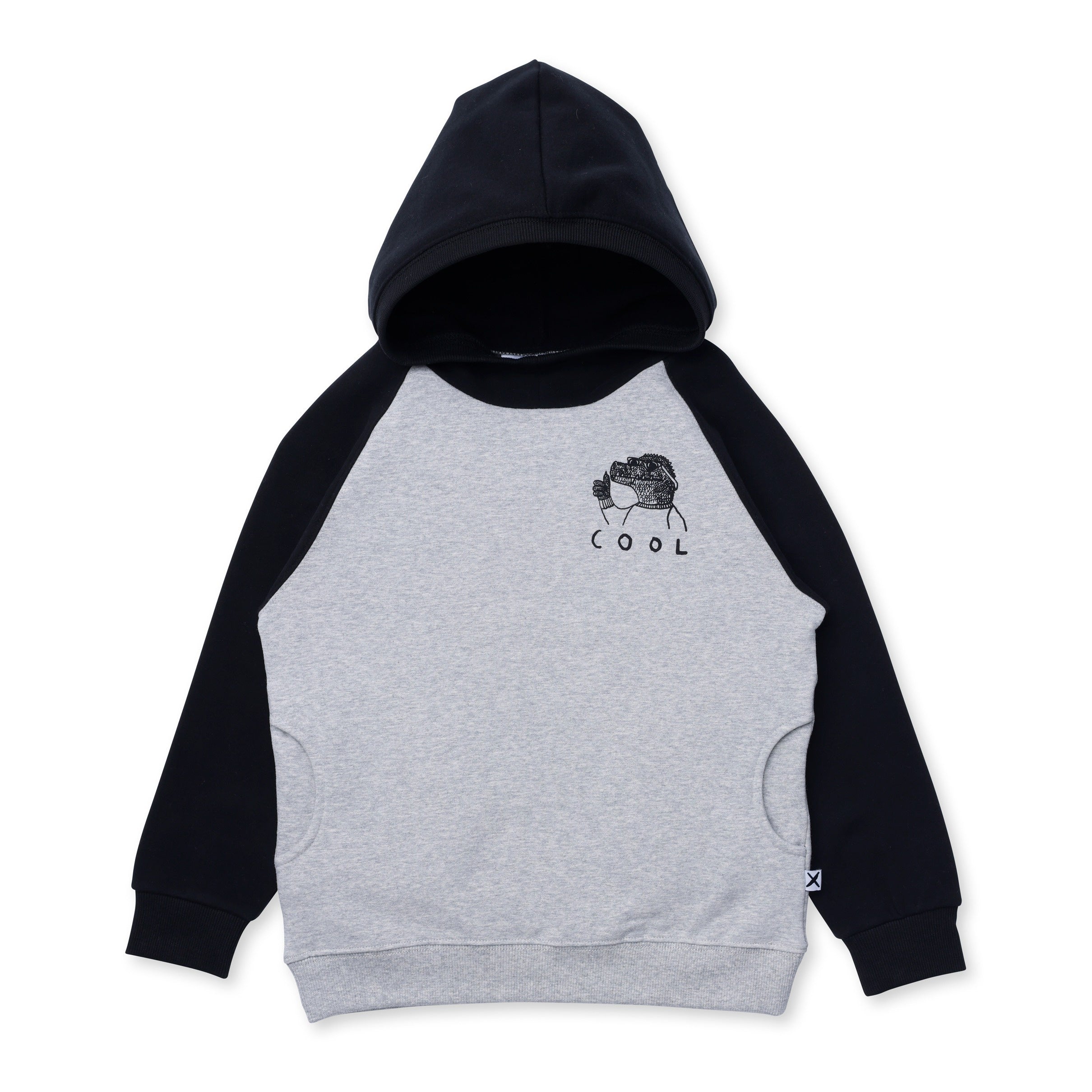 Cool Alligator Furry Hood - Grey Marle/Black – Daisy and Hen