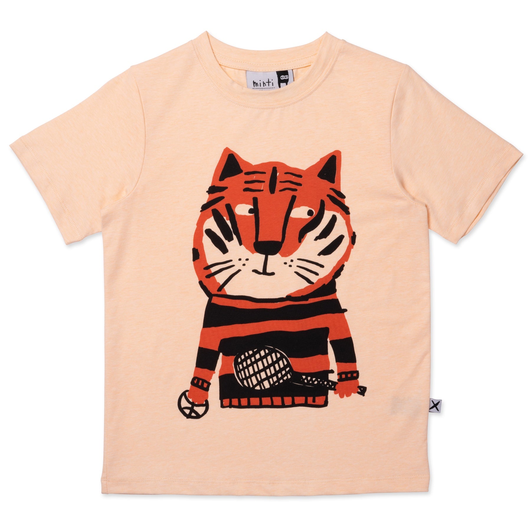 Minti Sports Tiger Tee - Light Orange Marle – Daisy and Hen