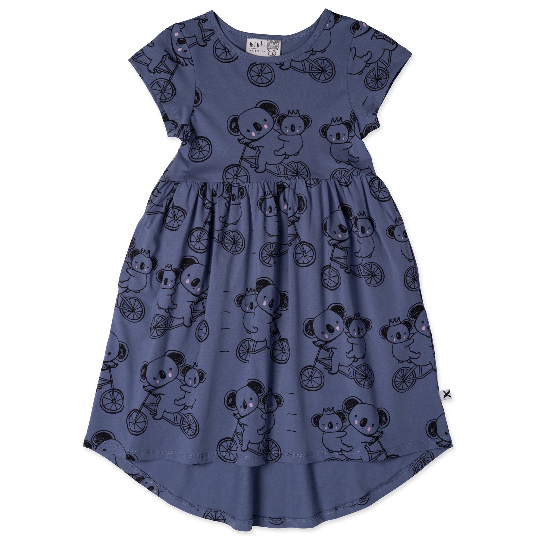 Minti Biking Koalas Dress - Midnight – Daisy and Hen