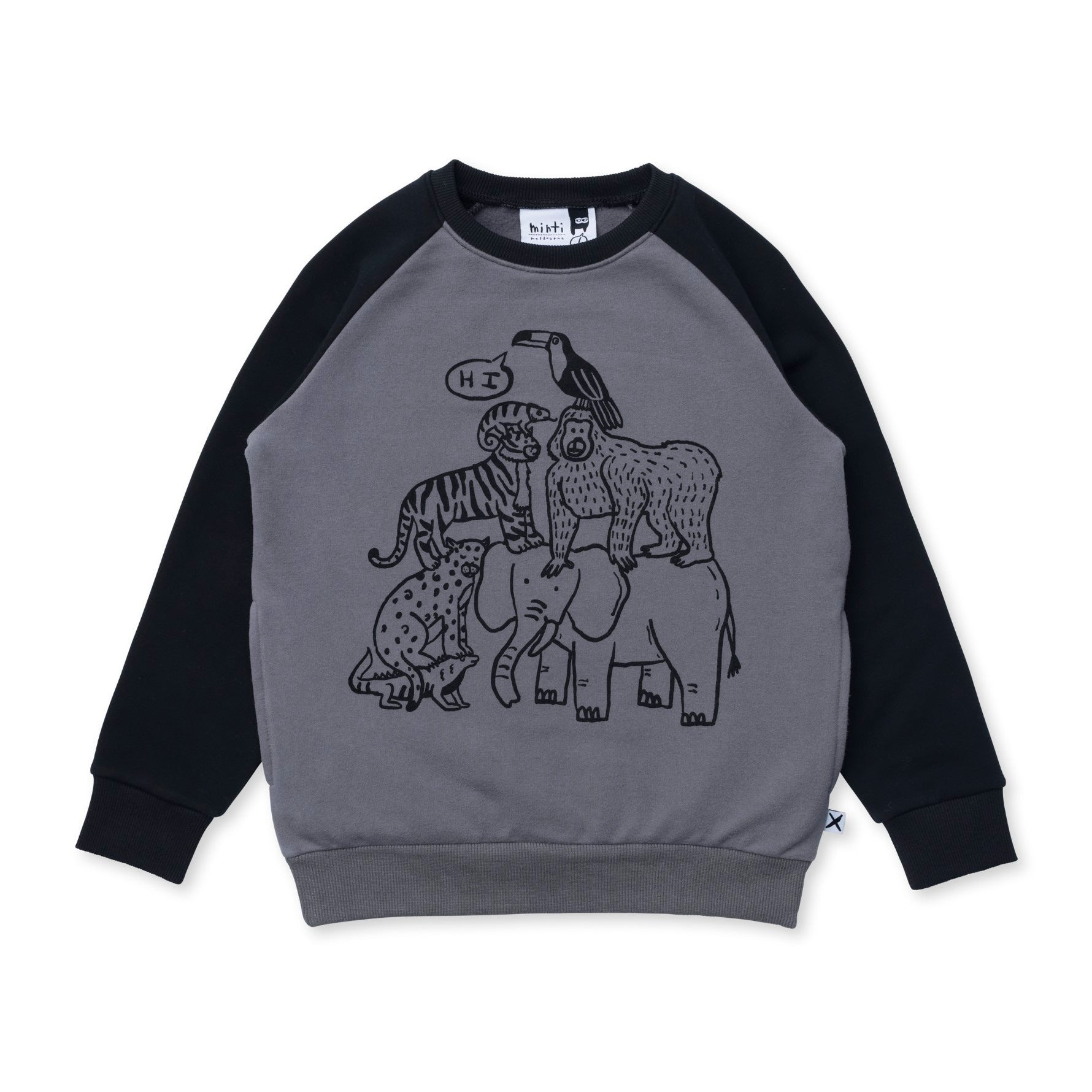 Animal Pile Up Furry Crew - Dark Grey/Black – Daisy and Hen