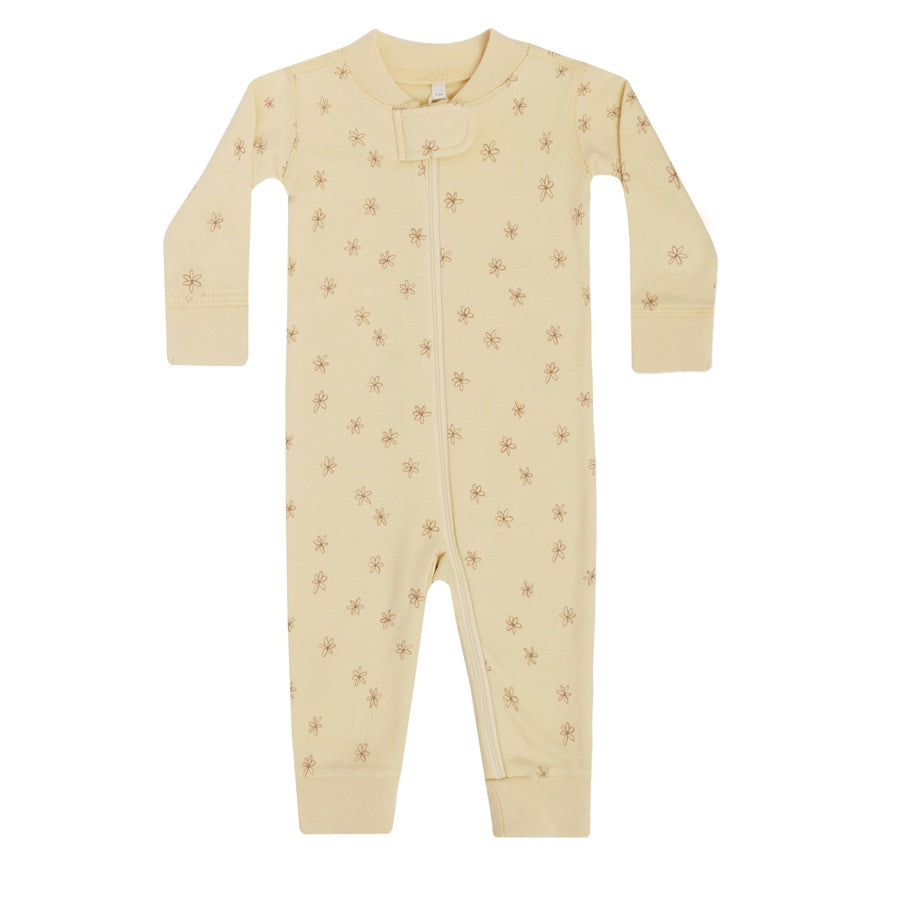 Quincy Mae Zip Long Sleeve Sleeper | Blossom – Daisy and Hen