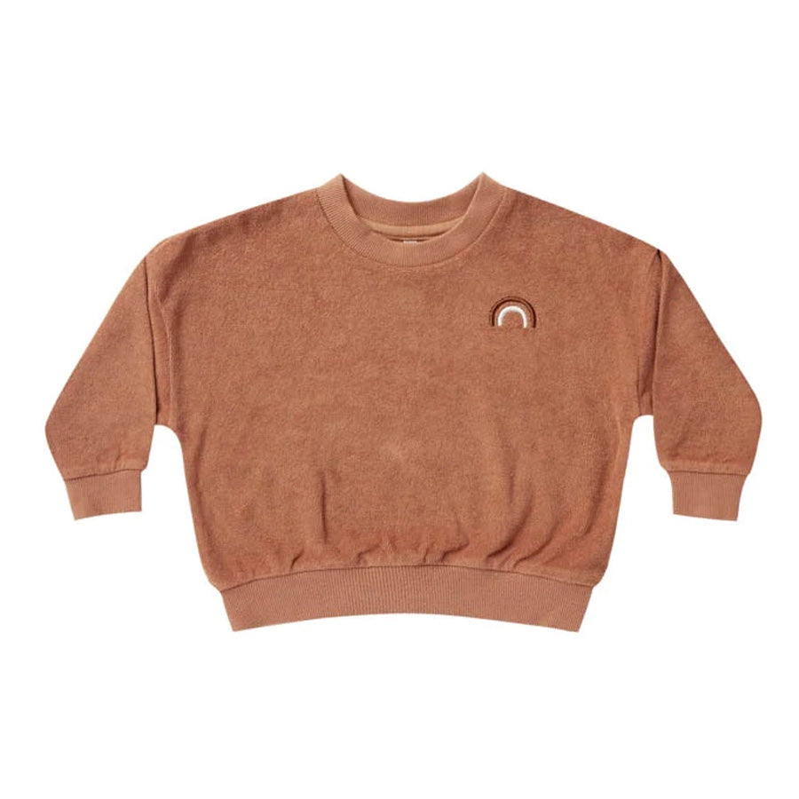 Rylee + Cru Terry Crewneck - Terracotta – Daisy and Hen