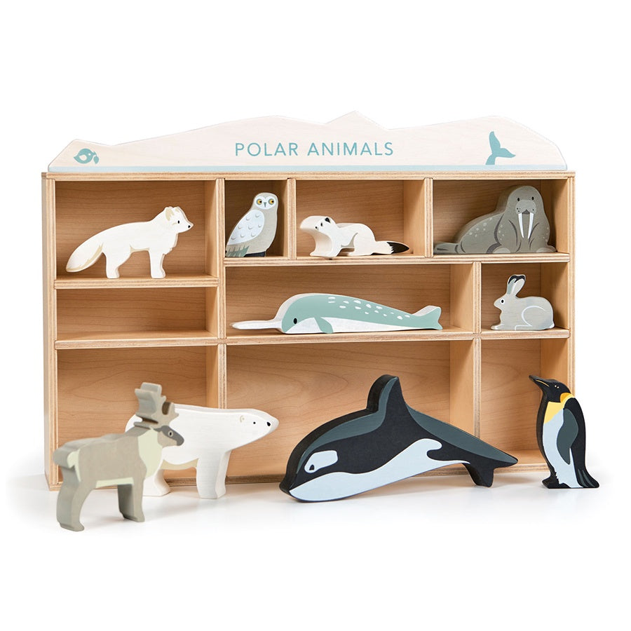 Wooden Polar Animal Set – Daisy and Hen