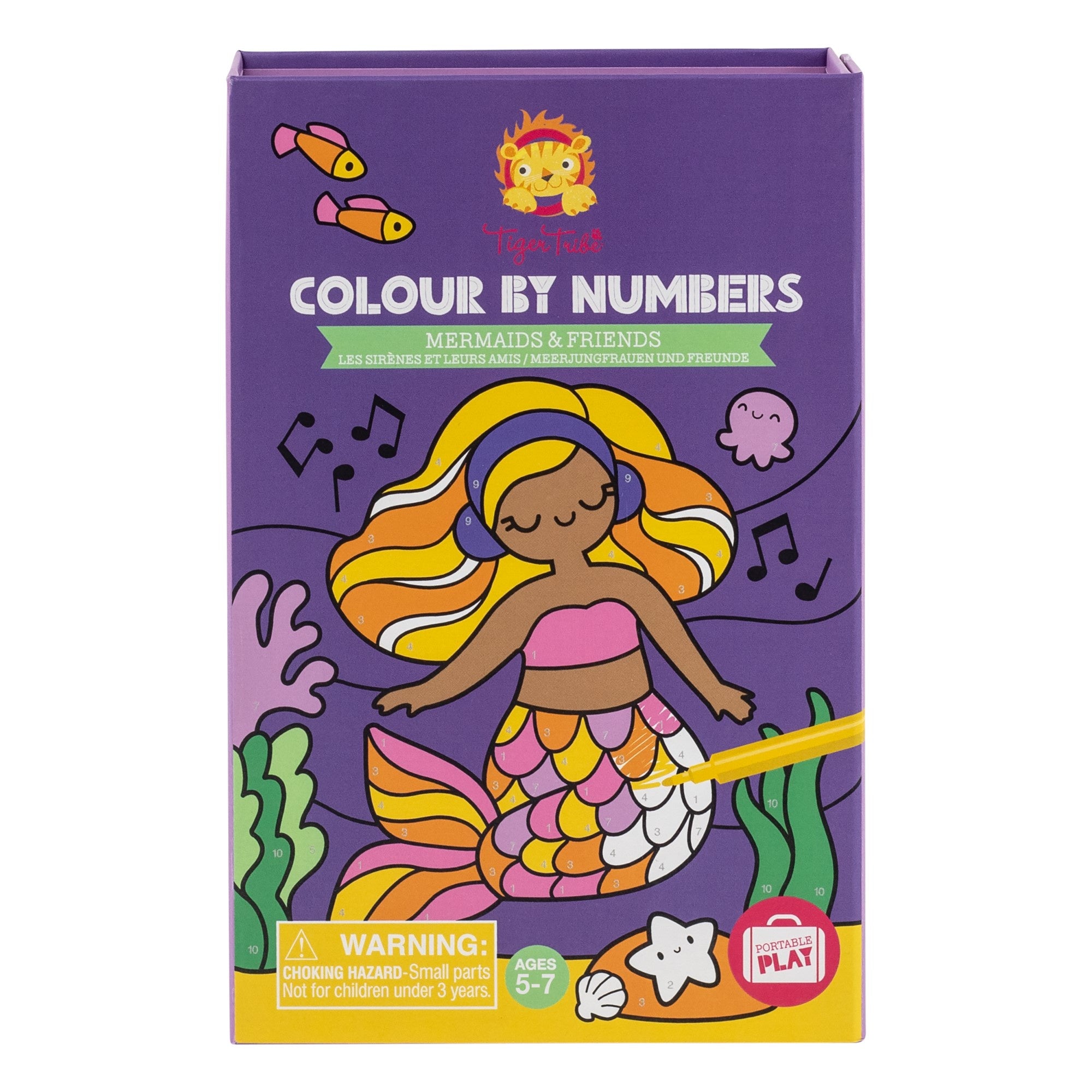 Colour by Numbers - Mermaids and Friends – Daisy and Hen
