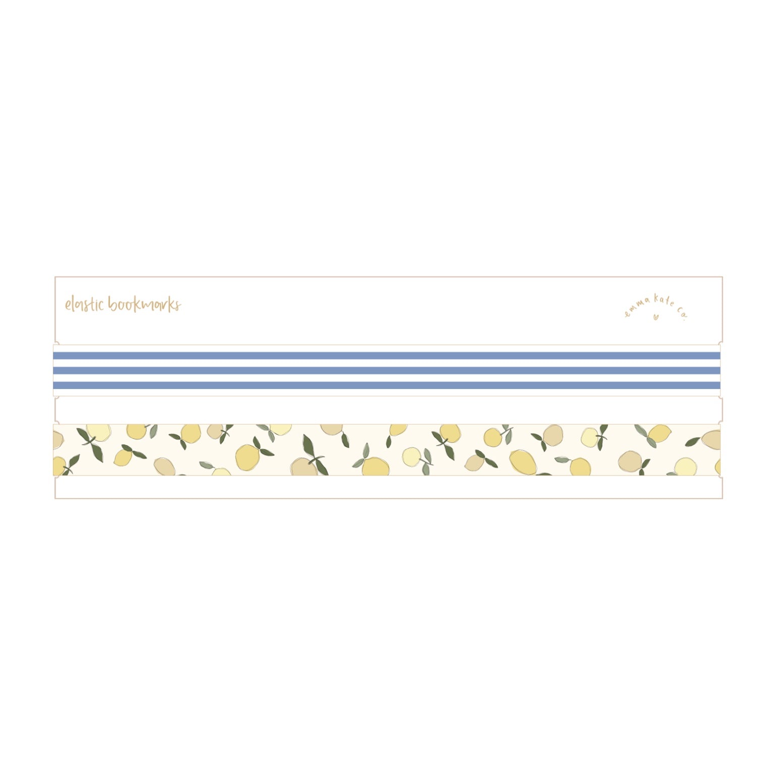 Emma Kate Co. Elastic Bookmark Set | Limoncello + Amalfi – Daisy and Hen
