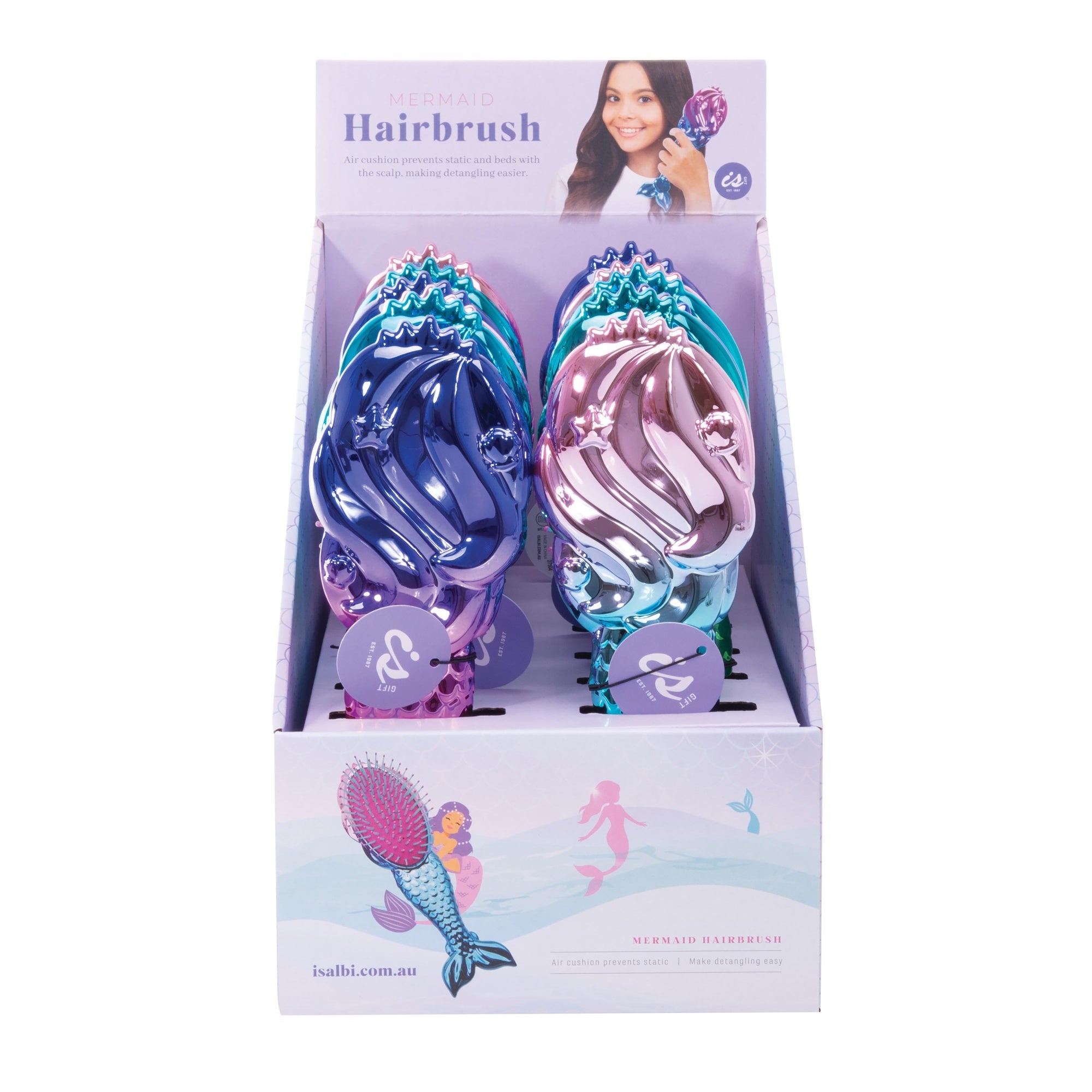 Mermaid Hair Brush - Assorted – Daisy and Hen